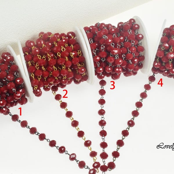 Red Chain - Etsy