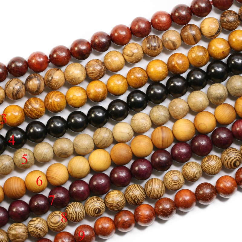 Wood Rondelle Beads - Etsy