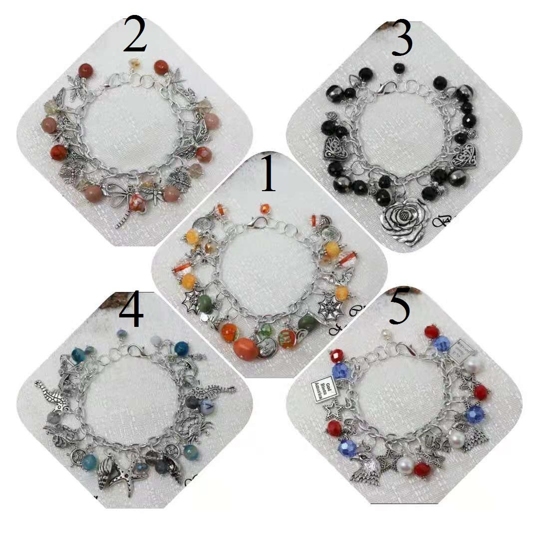 Seasonal Theme Dangling Charm Bracelets - Etsy