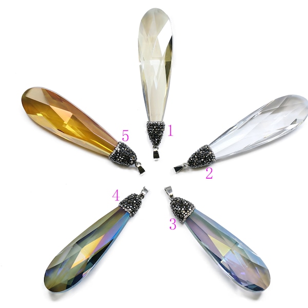 Teardrop Crystals - Etsy