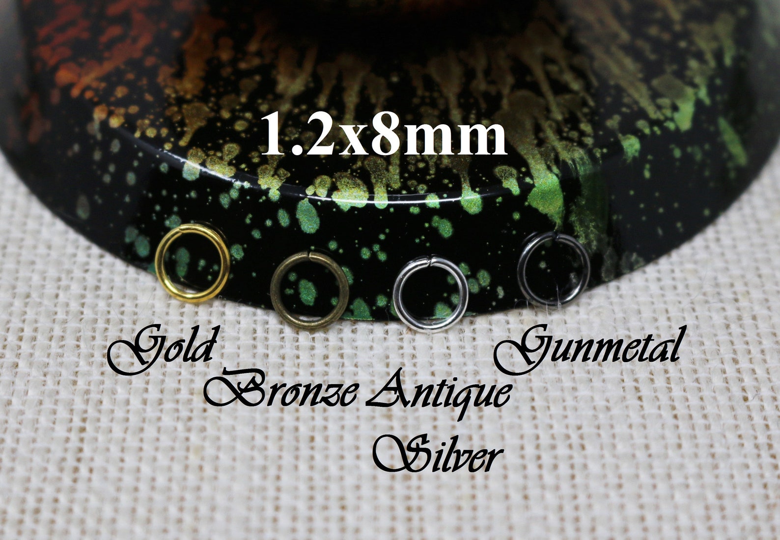 Bulk 1.2x8mm Round Jumpring, Jump Rings Finding (around 2700 Pieces in ...