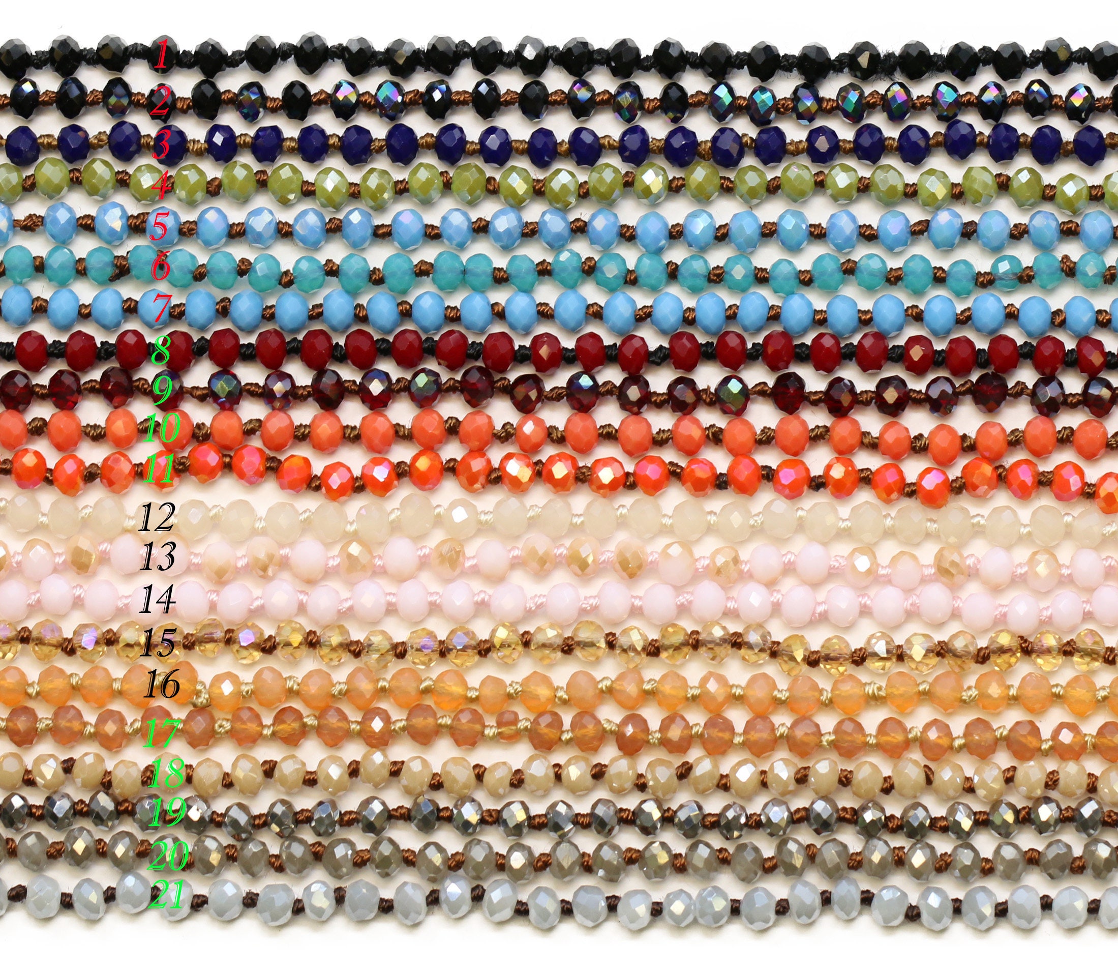 60 beaded necklace store