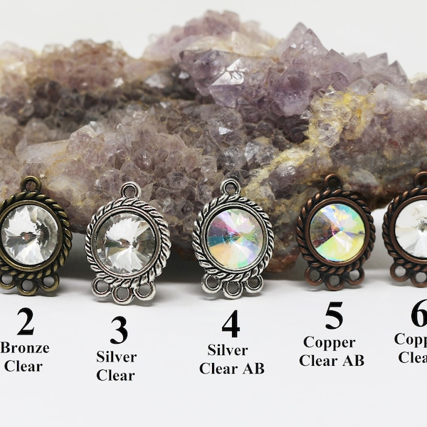 Rhinestone Connector - Etsy