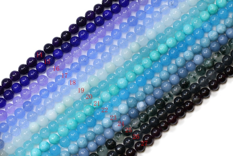 Lovely Bead Smooth 8mm Round Jade Strand - Etsy