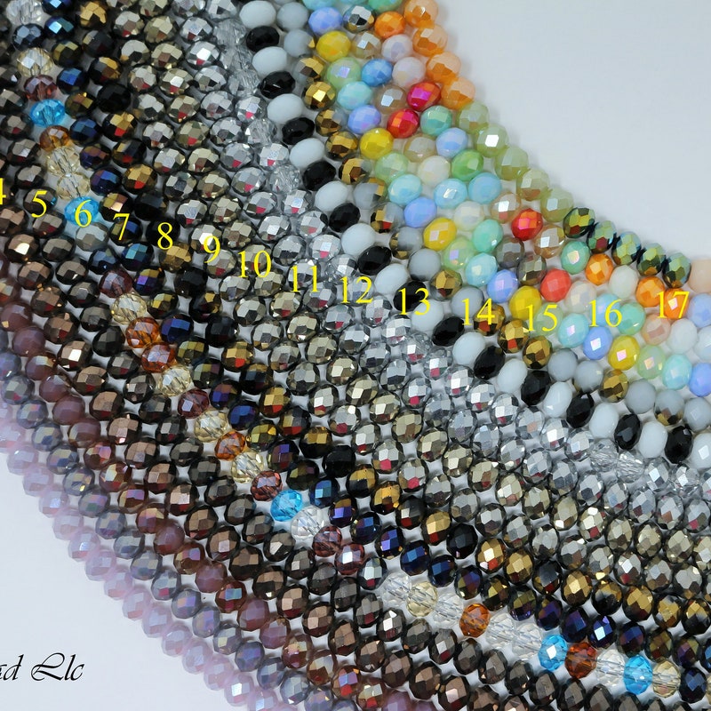 Opaque Rondelle 6x4mm - Etsy