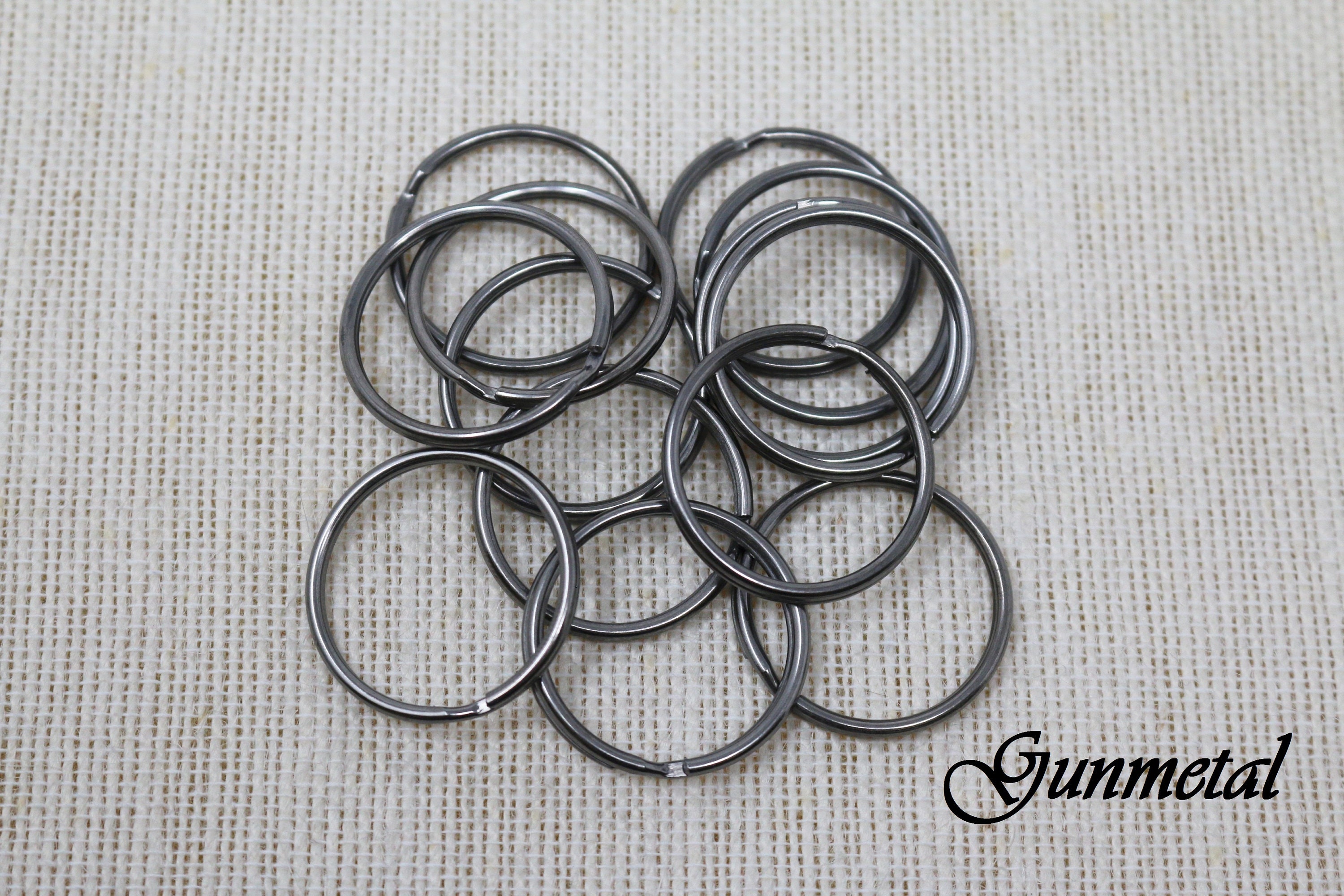 1.8x30mm Round Split Key Ring Keyring Key Jump Rings Finding | Etsy