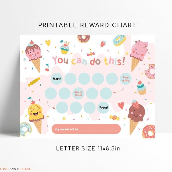 Ice Cream Chart - Etsy