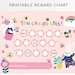 Printable Easter Bunny Reward Chart, Bunny Sticker Chart, Girl Sticker ...