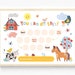 Printable Farm Animals Reward Chart: Toddler Behavior Tracker (instant ...