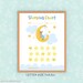 Printable Cute Bear Sleeping Chart, Sleeping Chart for Boys, Bed Time ...