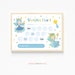 Printable Fairy Sleeping Chart for Boys, Sleep Through the Night Chart ...