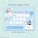 Printable Panda Reward Chart for Boys Boy's Sticker - Etsy
