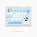 Printable Panda Reward Chart for Boys Boy's Sticker - Etsy