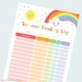 Printable Kids Summer Reading Log, Summer Reading Tracker, Reading Log ...