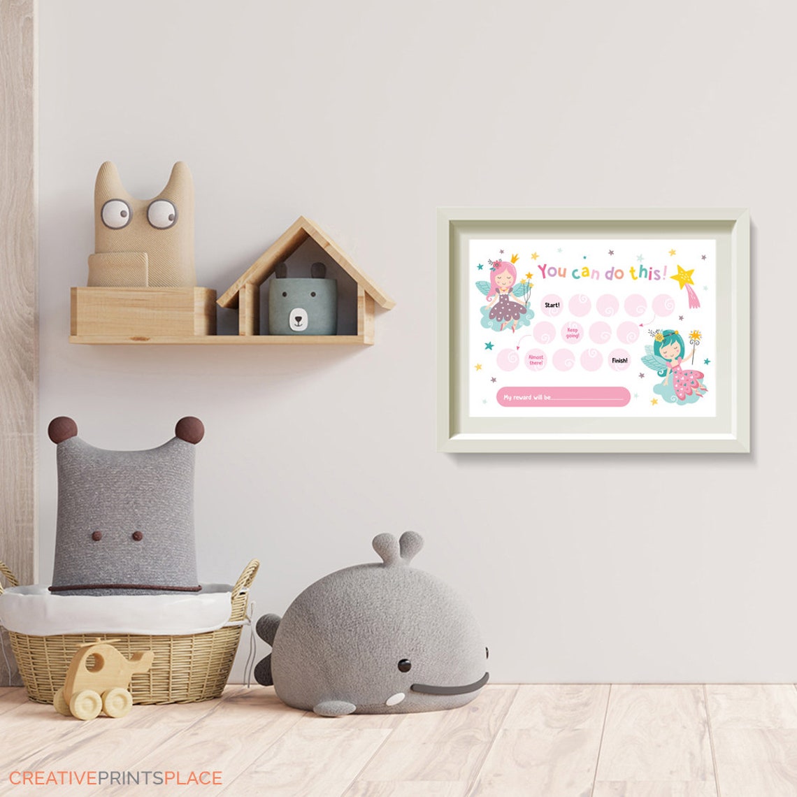 Printable Fairy Reward Chart Fairy Sticker Chart Girl - Etsy