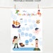 Boys Pirate Reward Chart Vertical, Printable Pirate Sticker Chart ...
