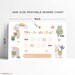Mini Size Printable Llama Reward Chart, Girl Mini Sticker Chart, Boy ...