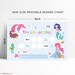 Mini Size Mermaids Reward Chart, Girls Sticker Chart, Small Sticker ...
