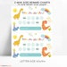 Mini Size Printable Dinosaur Reward Chart, Boy's Mini Sticker Chart ...