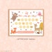 Printable Woodland Animals Reward Chart Forest Animals - Etsy