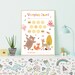 Printable Woodland Animals Sleeping Chart, Sleep Sticker Charts, Sleep ...
