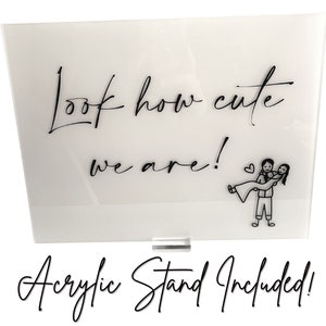 Acrylic Table Sign With Stand- Bar Sign, Wedding Sign, Event Signs - Etsy