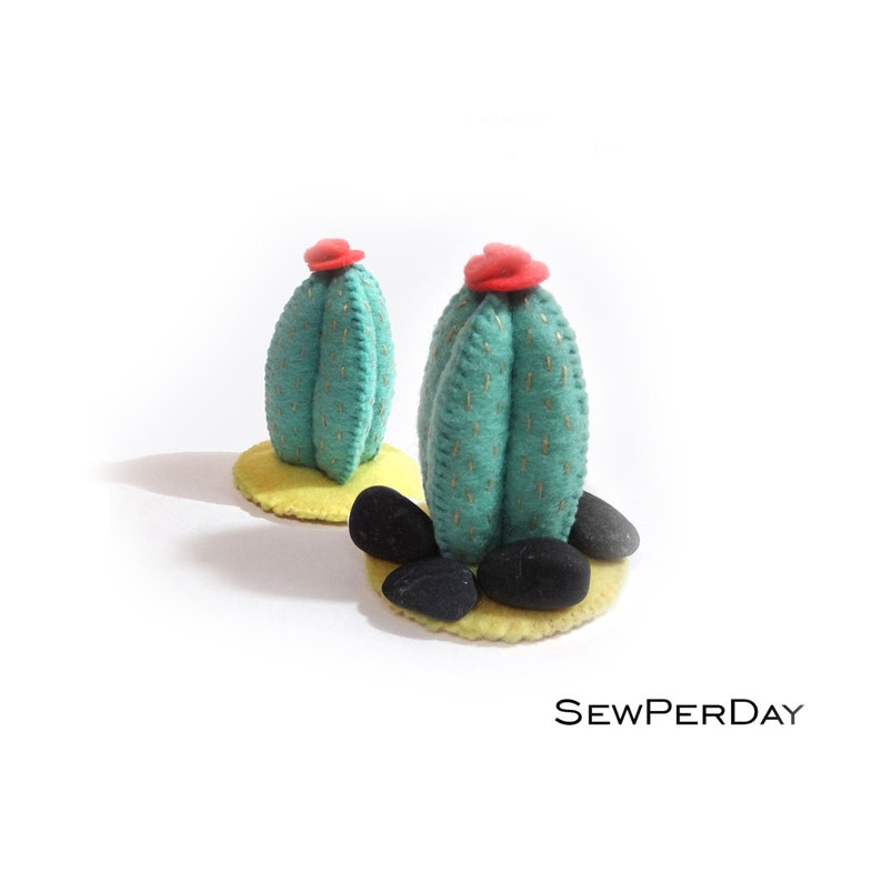 Easy Felt Cactus Sewing Pattern PDF/ Felt Toy Patterns to Sew - Etsy