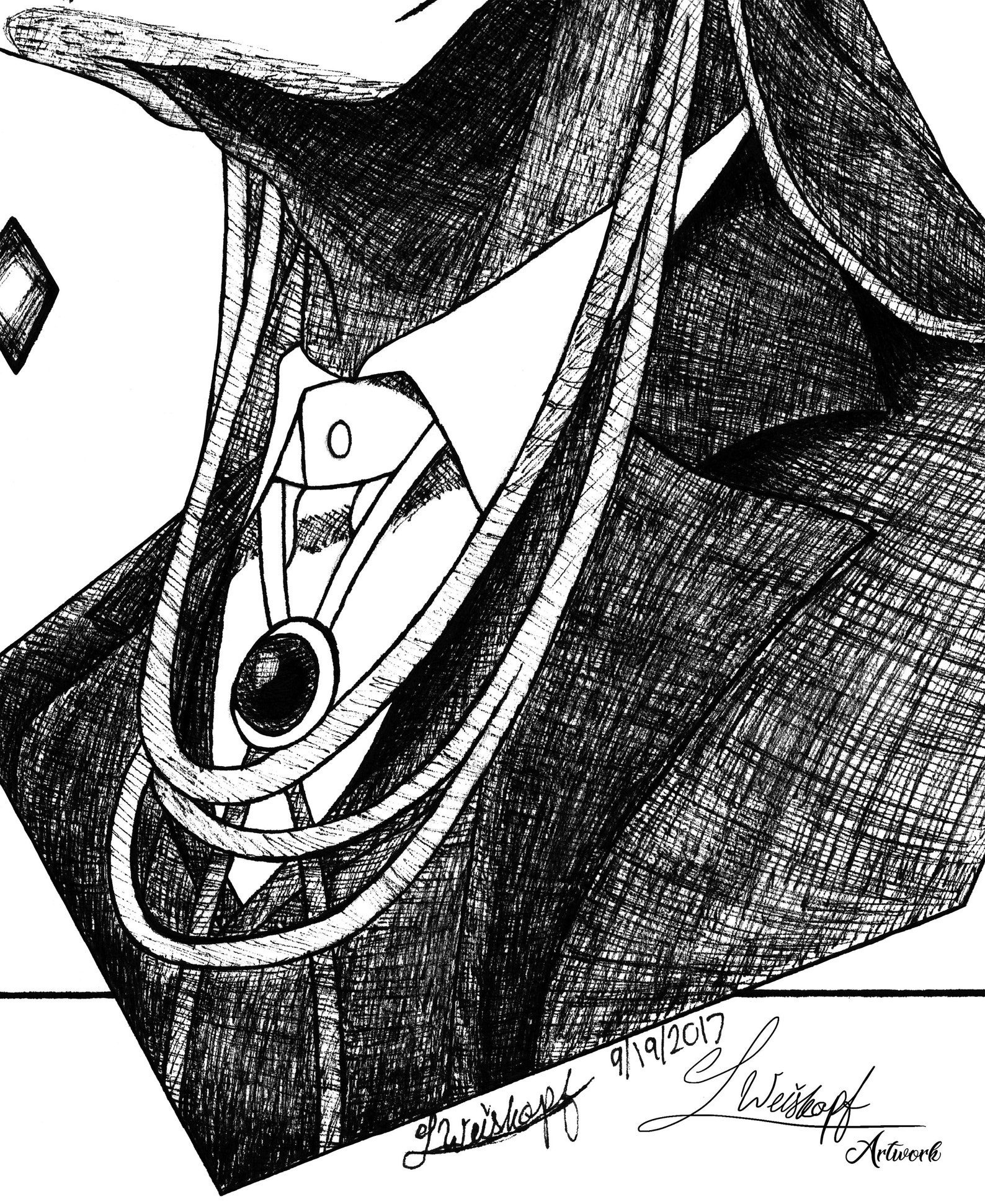 PRINT - Ink Art - Elias Ainsworth - the Ancient Magus' Bride - Anime ...