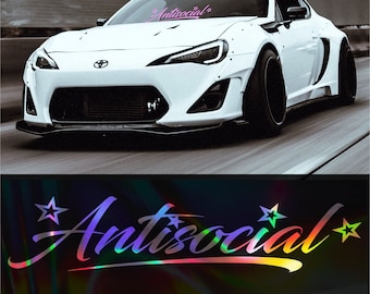 Royal Stance Windshield Banner Decal JDM Sticker - Etsy