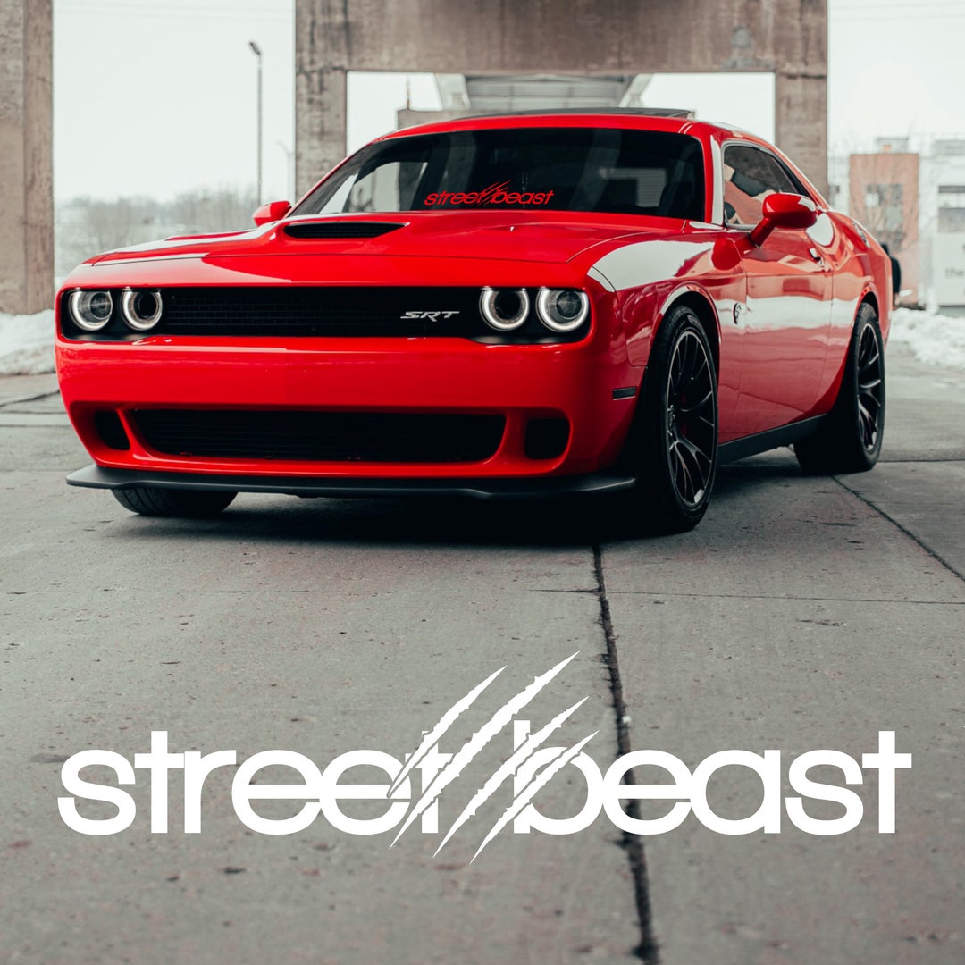 Street Beast Decal Windshield Banner Decal JDM Sticker - Etsy