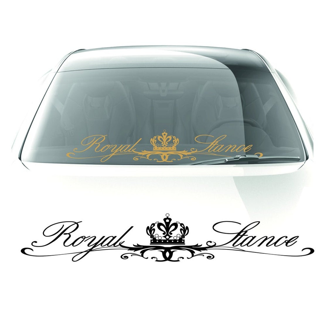 Royal Stance Windshield Banner Decal JDM Sticker - Etsy