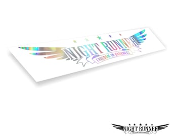 CUSTOM TEXT 42 Windshield BROW Vinyl Decal Sticker - Etsy