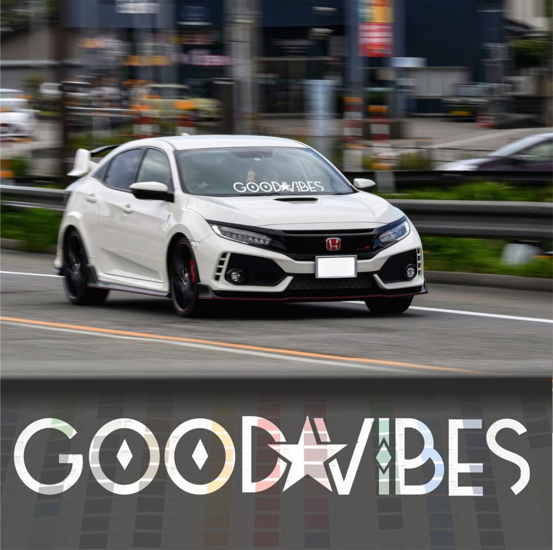 Good Vibes Windshield Banner Decal JDM Sticker - Etsy