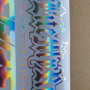 Windshield JDM Fire Decal My Life My Rules - Keep the Spirit Decal ...