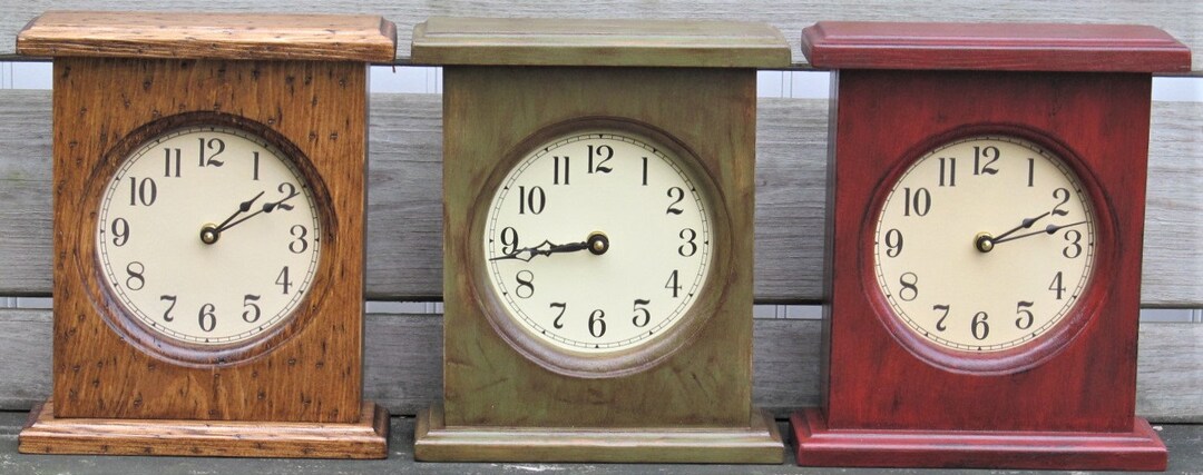 Country Wall Clocks, Small Wall Clock, Farmhouse Clock, Small Mantle ...