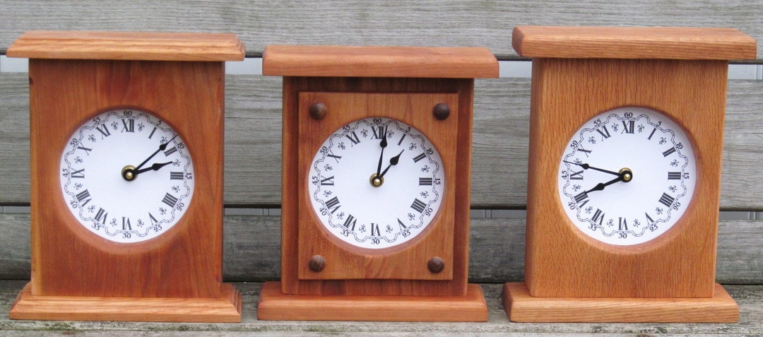 Wall Clock, Cherry Wall Clock, Oak Wall Clock, Small Wall Clock, Mantle ...