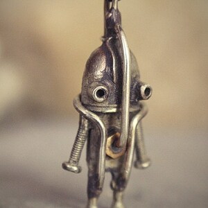 Weird Alien Pendant Accessories for Scientist Robot Fan Gift Modern Art ...