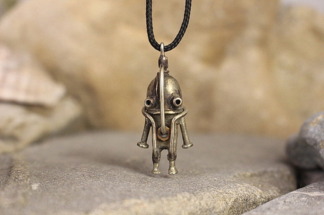 Weird Alien Pendant Accessories for Scientist Robot Fan Gift Modern Art ...