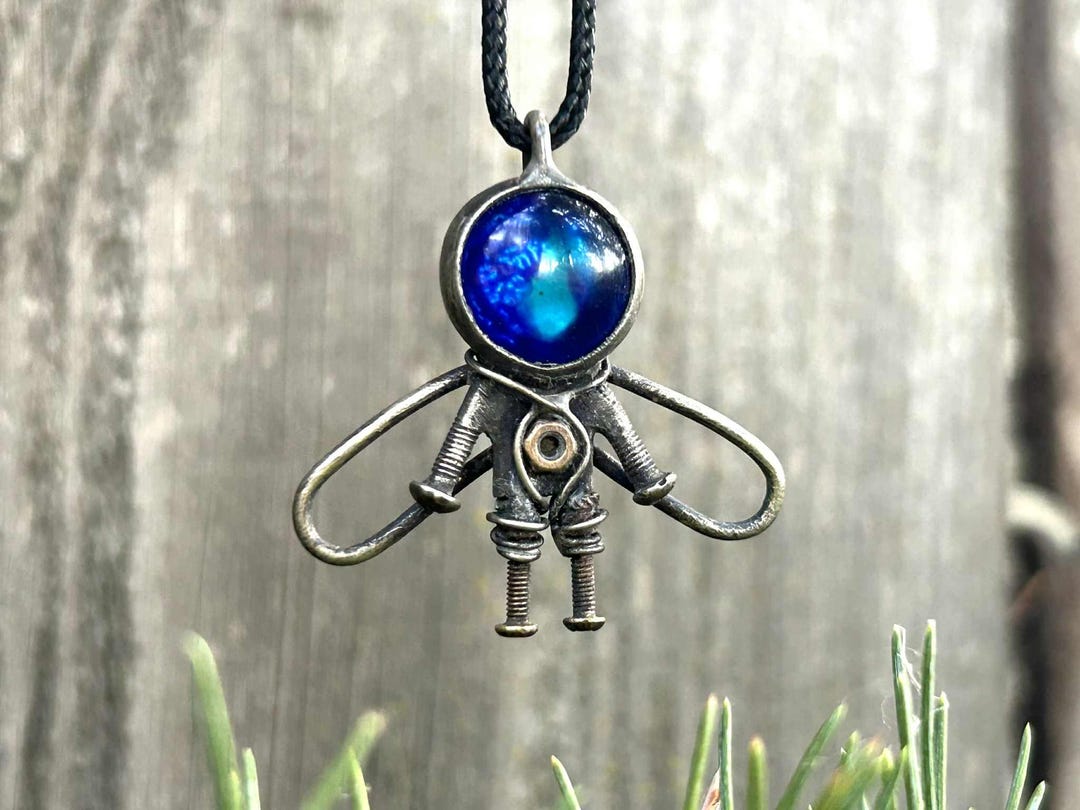 Weird Butterfly | Strange Insect Insectoid Fly Alien Pendant Cyberpunk ...
