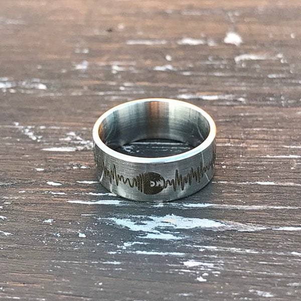 Sound Wave Ring - Etsy