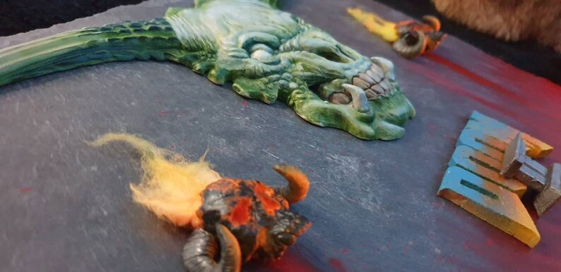 DOOM II Diorama 3D Icon of Sin - Etsy