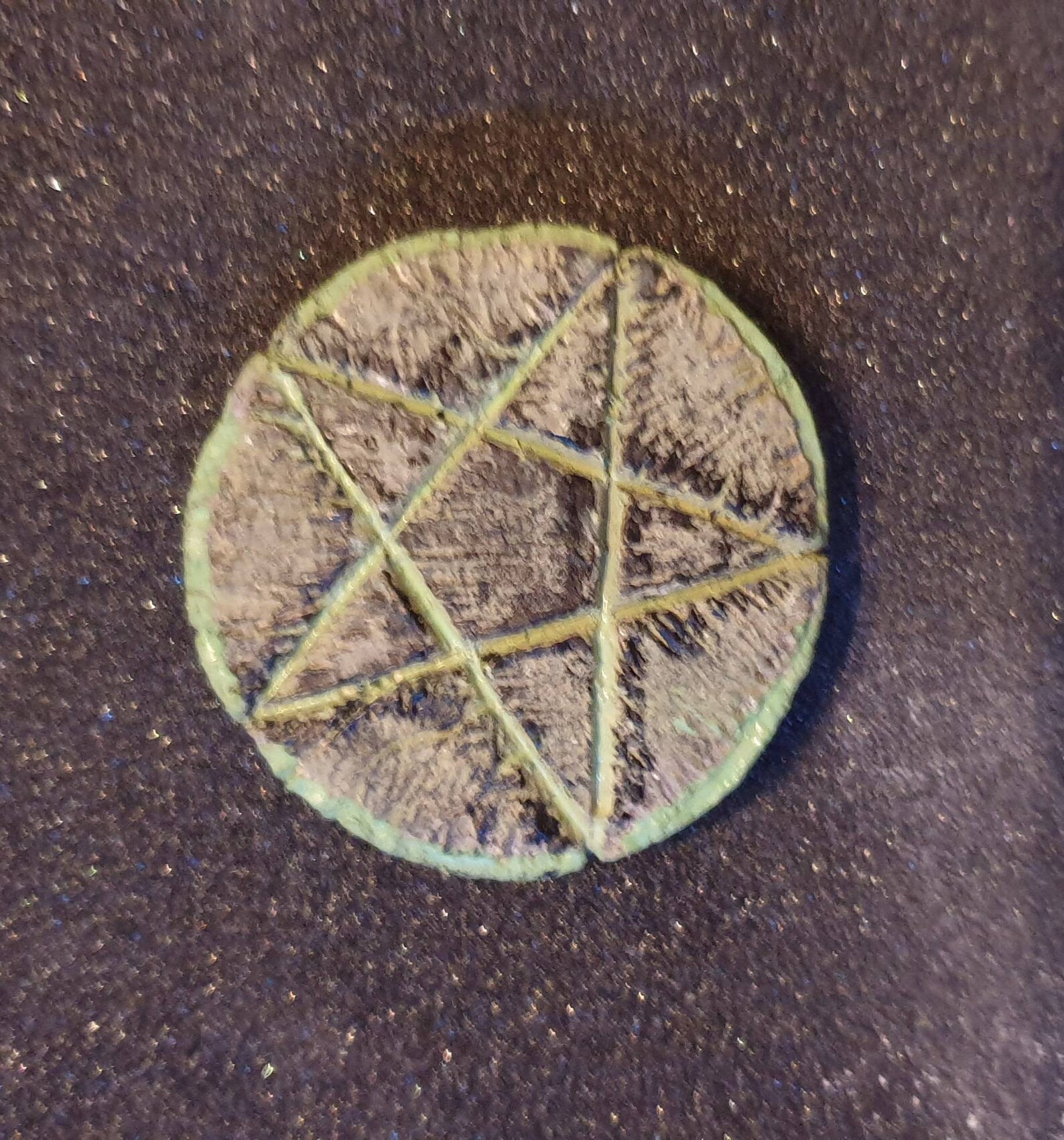 DOOM Mark of Doomslayer Satanic Pentagram Magnet Deco - Etsy
