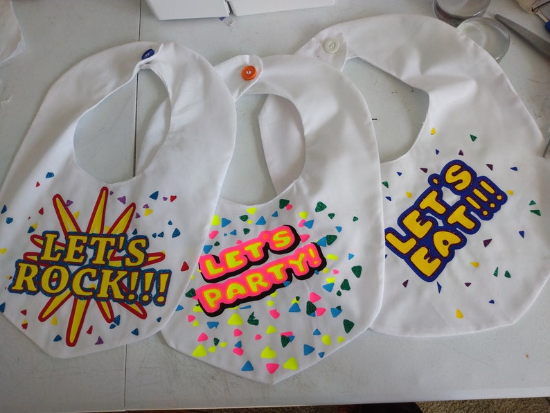 FNAF Chica Set of Three Cosplay Bibs - Etsy
