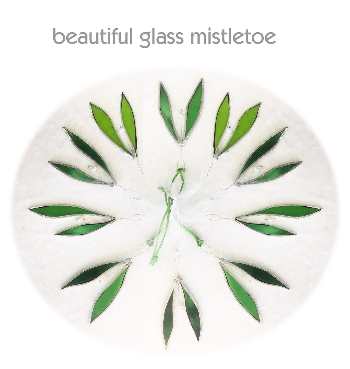 Glass Mistletoe Mistletoe Kisses Kissing Love Gift - Etsy