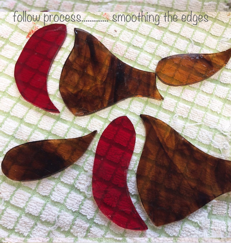 Glass Robinrobin Suncatcherstained Glass Robin Robin - Etsy UK