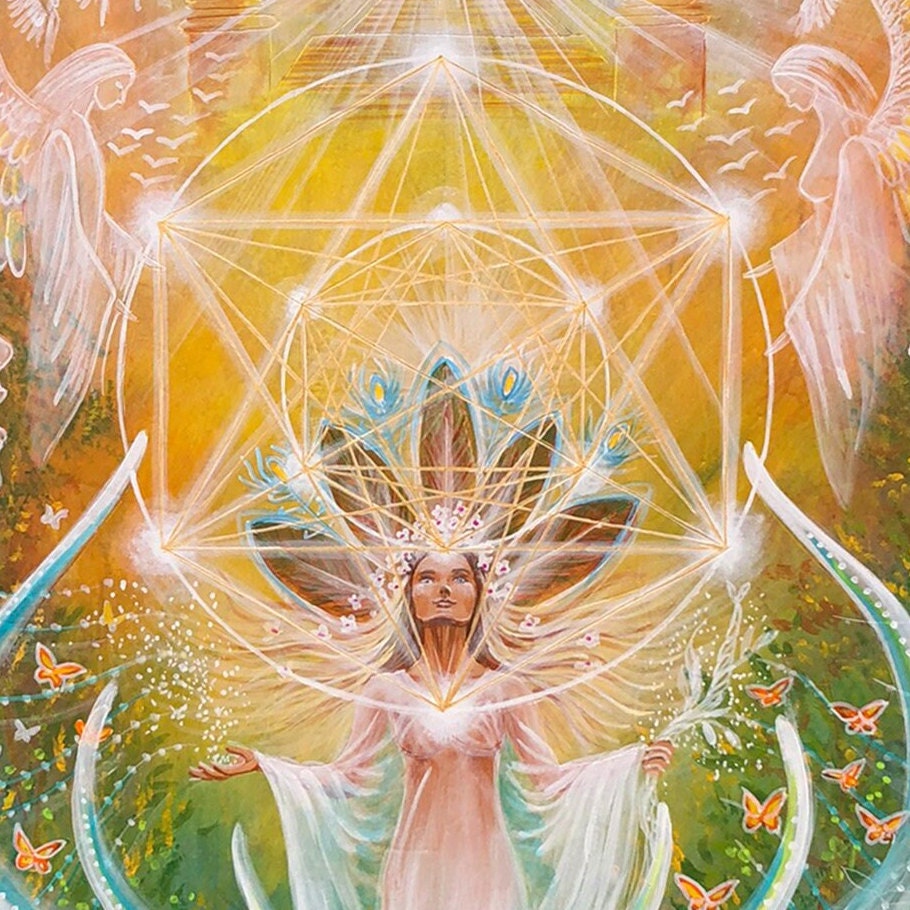 Dedication - Divine Woman, Vision, Angels, Sacred Geometry, Jungle ...