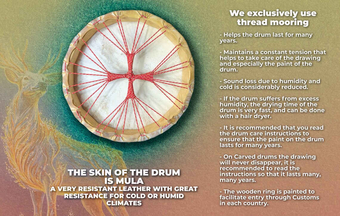 Custom Shamanic Drum, Hummingbird, Totem, Sacred Geometry, Energy ...