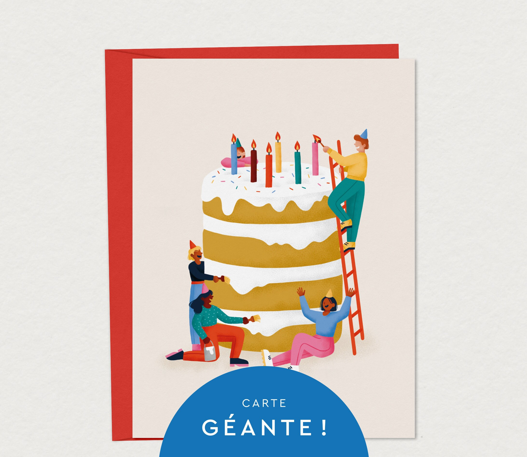 Giant Birthday Card - It's Party Time! - Large Party Card to ...