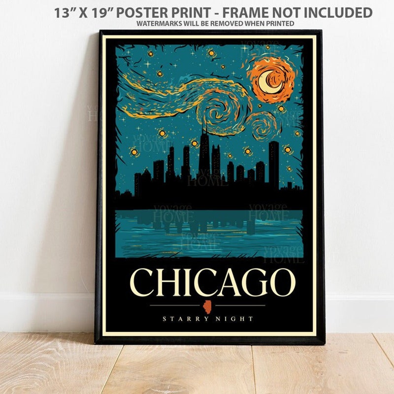 Chicago Artwork - Etsy
