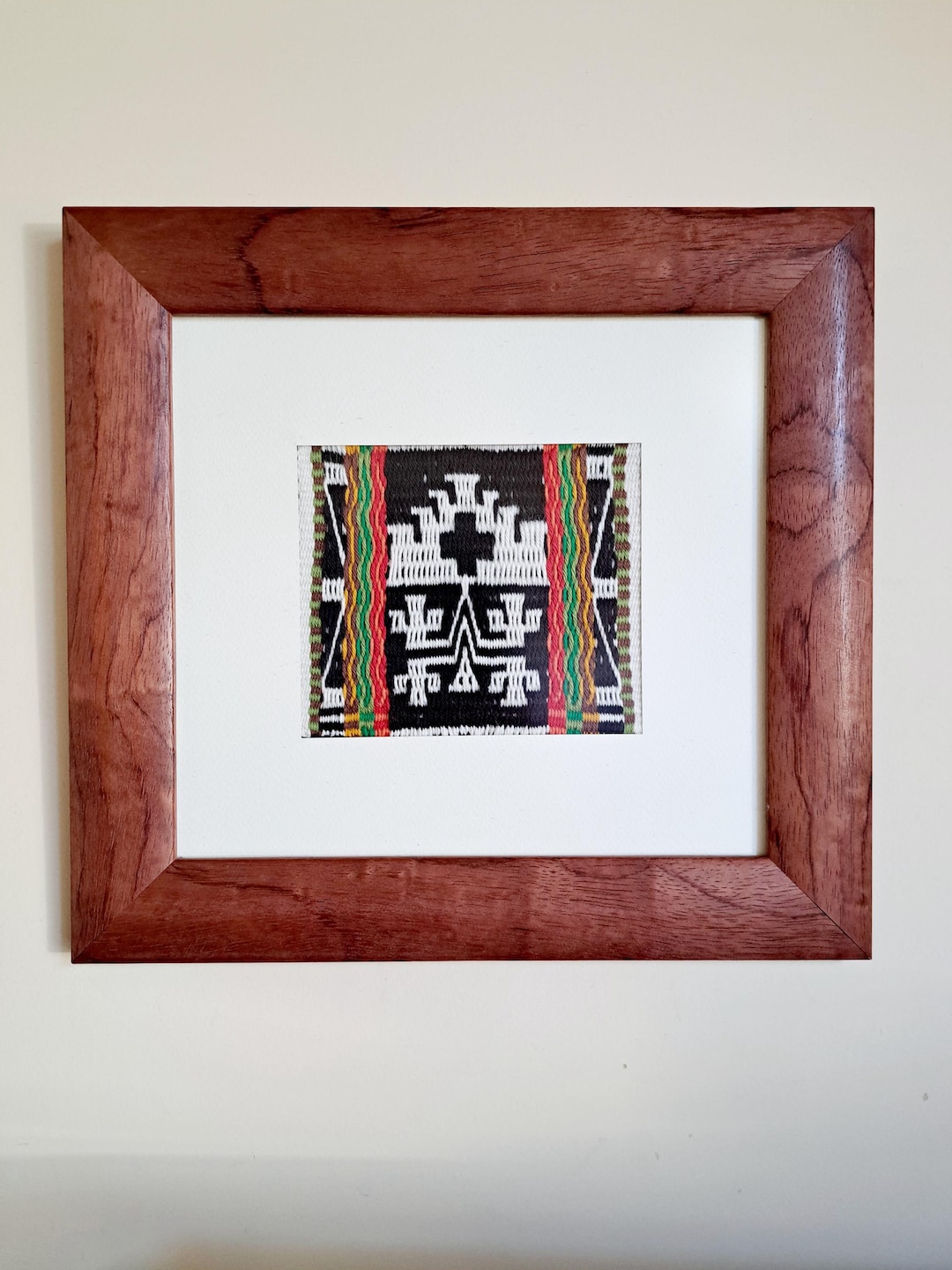 Framed Textile Art. Textile Wall Decoration. Handwoven Wall Hanging for ...